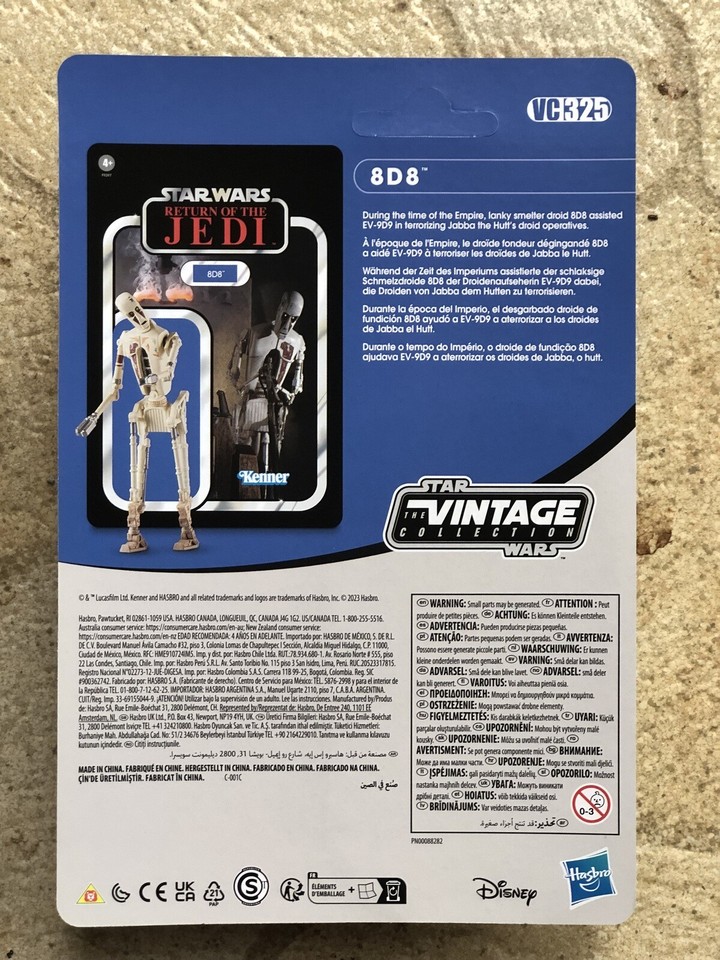 8D8 Droid Jabba the Hutt Figure Throne Room Set VINTAGE Collection Star ...