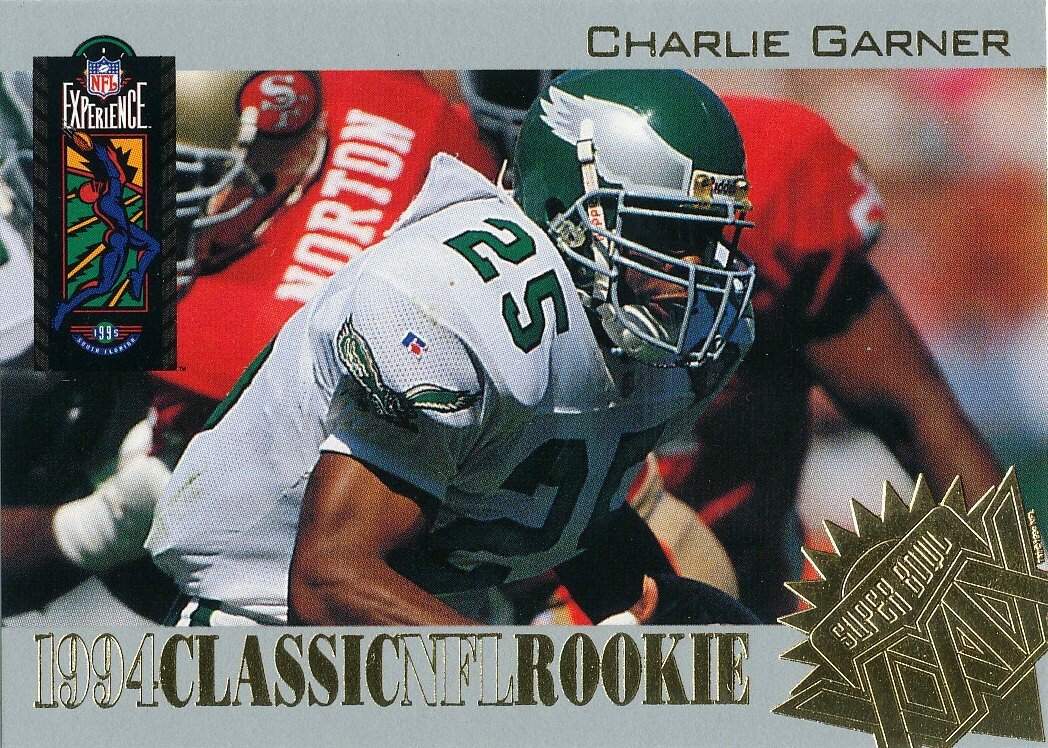 CLASSIC-ROOKIE Charlie Garner INSERT EAGLES VOLS Tennessee VOLUNTEERS ...