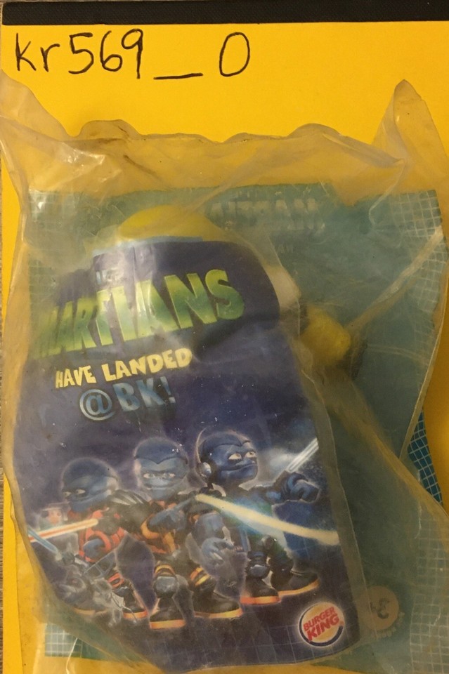 2002 The Martians Have Landed Burger King Kids Meal Toy - Yellow w/ Jet ...