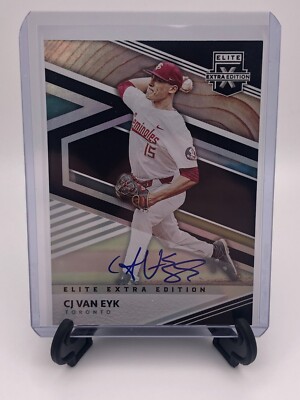 2020 Elite Extra Edition CJ Van Eyk #42 Autograph Toronto Blue Jays | eBay