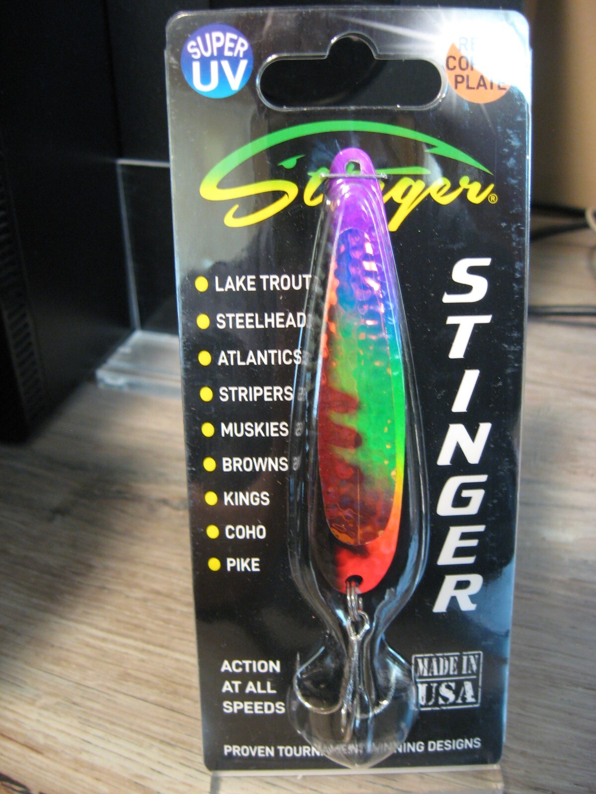 Michigan Stinger 3.75" Trolling Spoons Fishing Baits Choose Colors | eBay