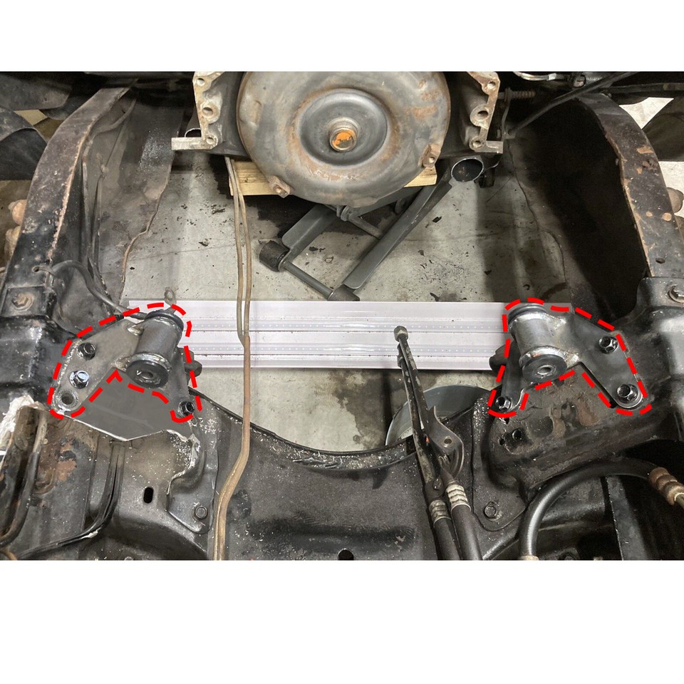 For 78-88 G-Body Engine Mount adapter Kit LS SWAP Monte Carlo Regal LSX ...