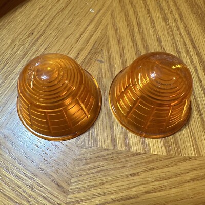 2 ARROW 3104 AMBER PLASTIC LENSES TURN SIGNAL CLEARANCE MARKER LIGHTS ...