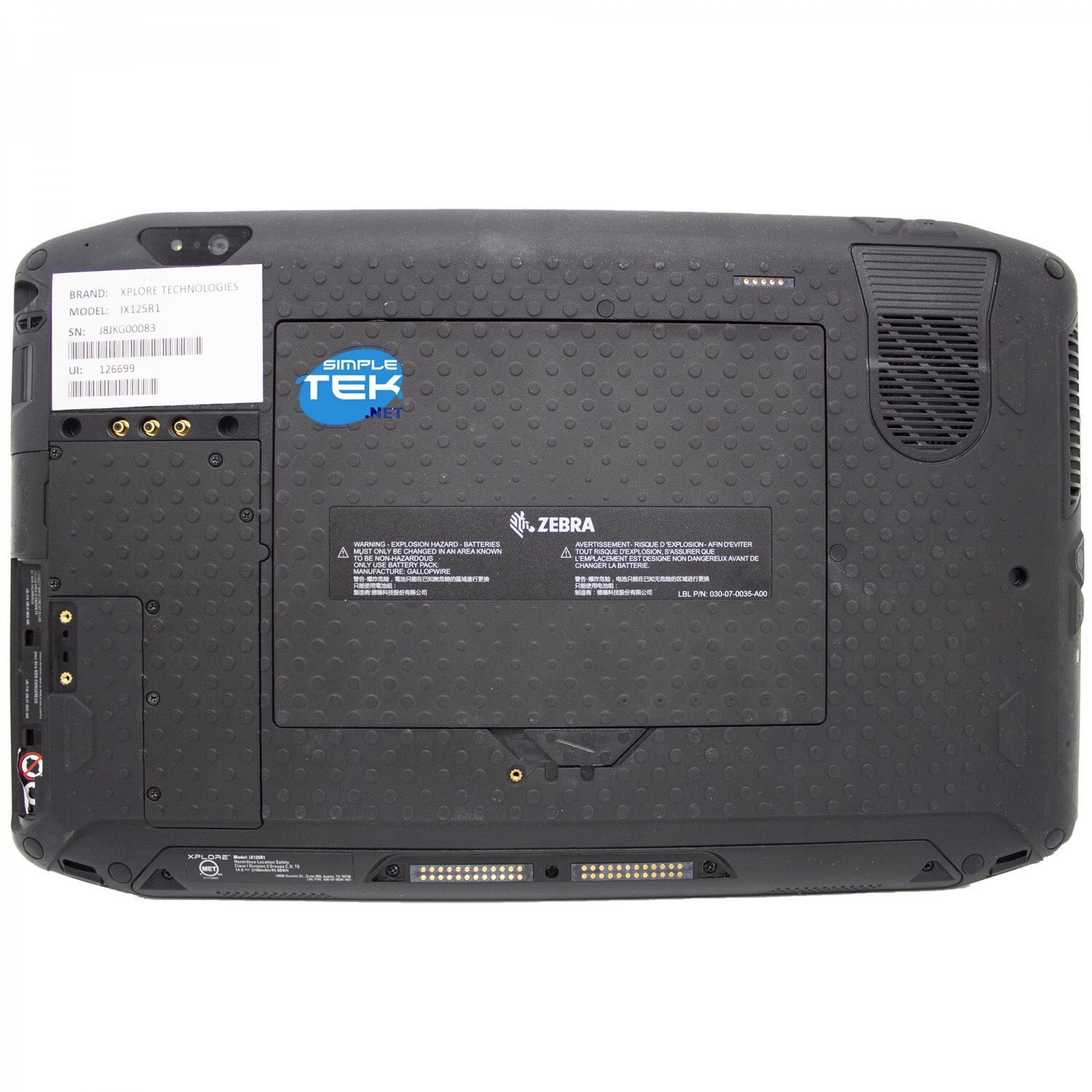 Zebra R12 I7 12.5" 8Gb 2Tb Tablet Touch Screen Rugged Touchscreen Lte ...