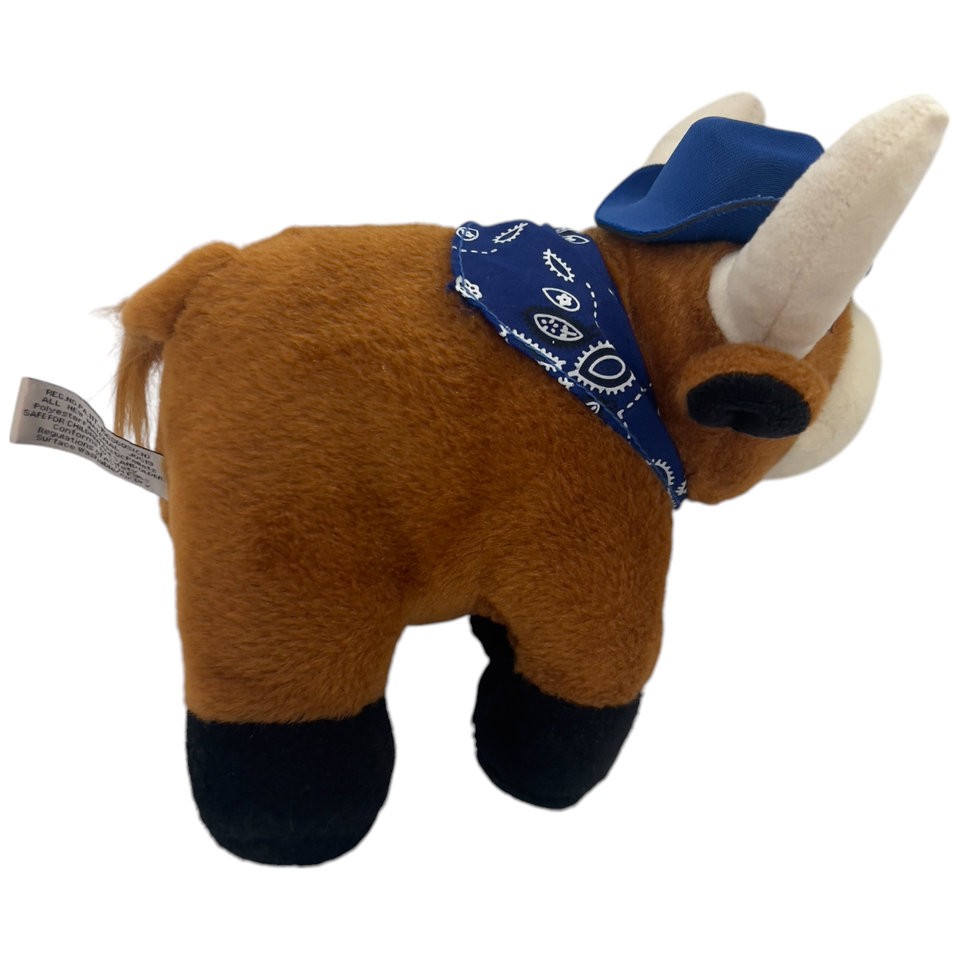 Buckaroo Bandits Texas Longhorn Bull 8" Plush Cowboy Hat and Bandana | eBay