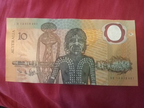 1988 AUSTRALIAN $10 DOLLAR RARE BICENTENNIAL BANK NOTE AB57 LAST PREFIX ...