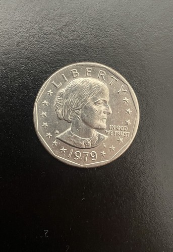 Susan B Anthony, 1979, Dollar Coin RARE Error Filled D Dot FG Error | eBay