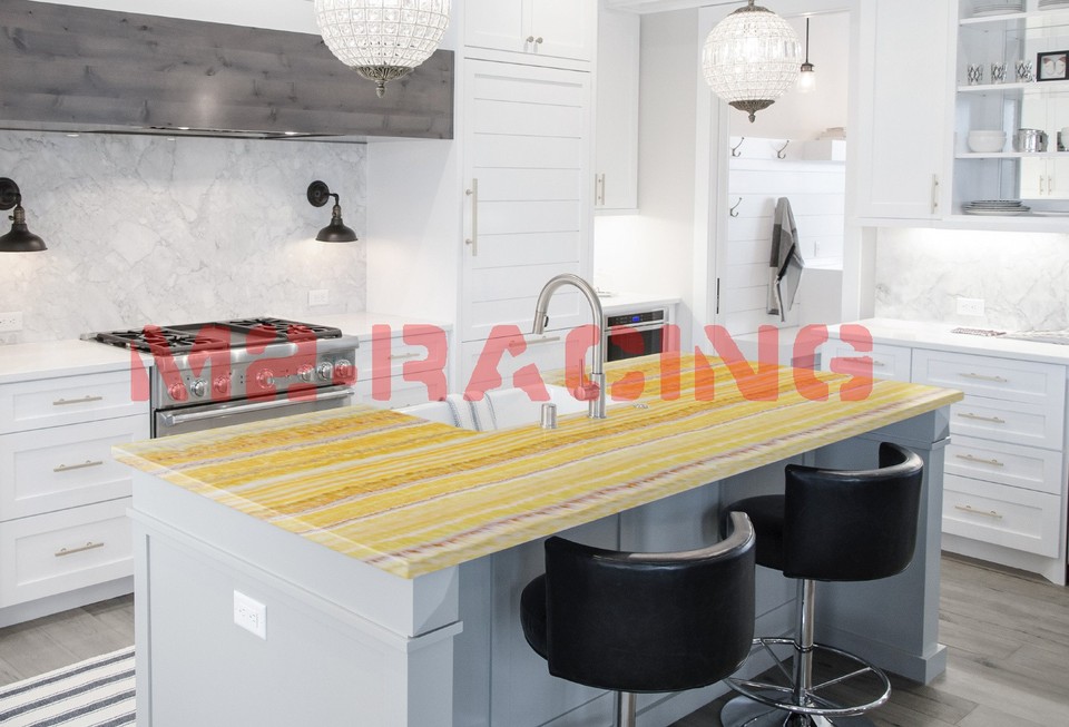 Gloss / Matte Marble Granite Style Vinyl Wrap Self Adhesive Counter Top ...