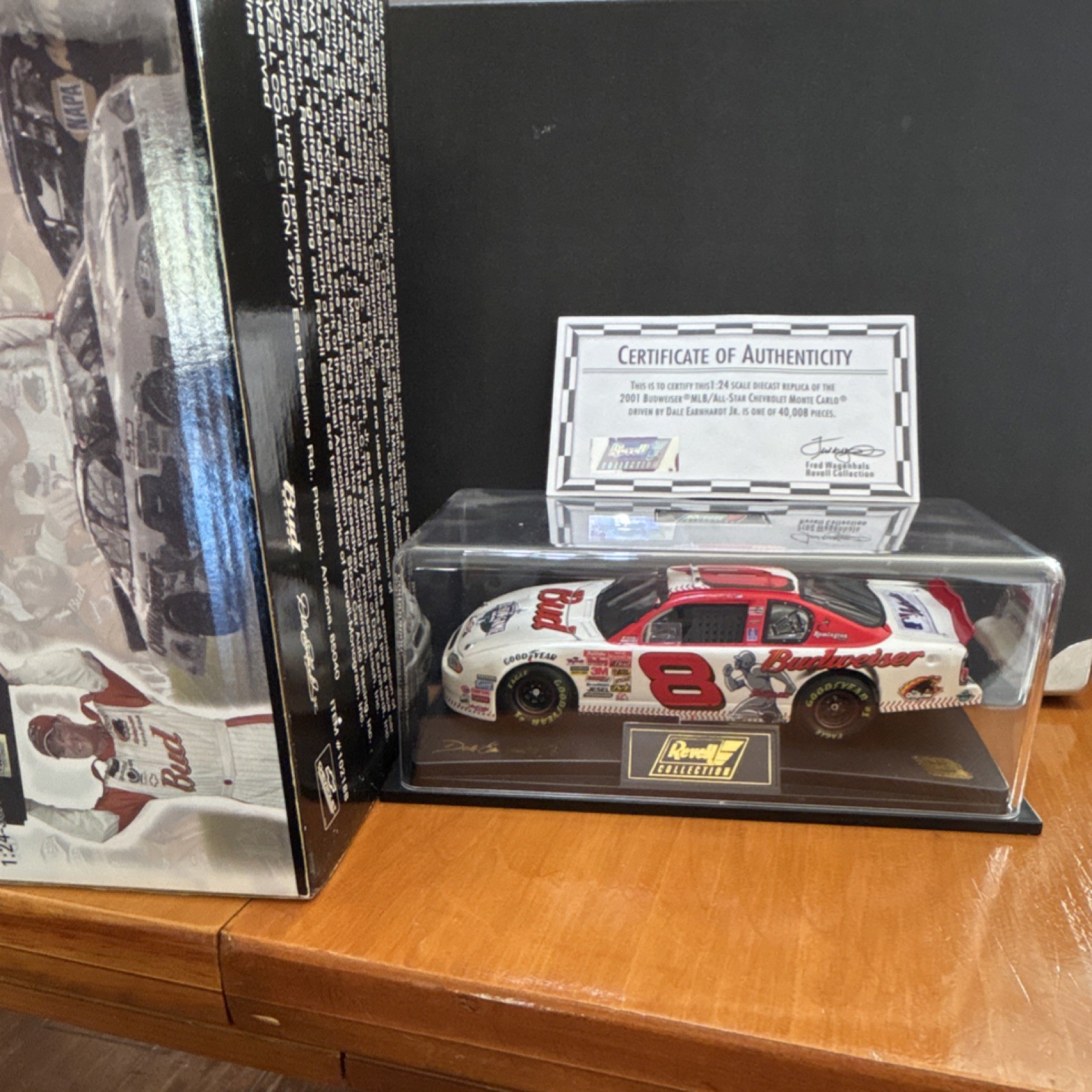 Revell 1:24 Dale Earnhardt Jr 2001 Chevy Monte Carlo Budweiser Diecast ...