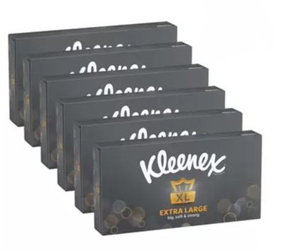 Kleenex XL Extra Large Big Soft & Strong Facial Tissues - 90 X 6 (540 ...