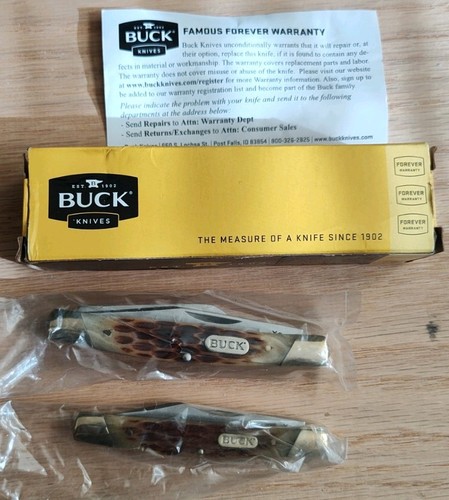 2011 Buck Combo Folding Knife Model 373/379 In Box Since 2011 Perfect ...