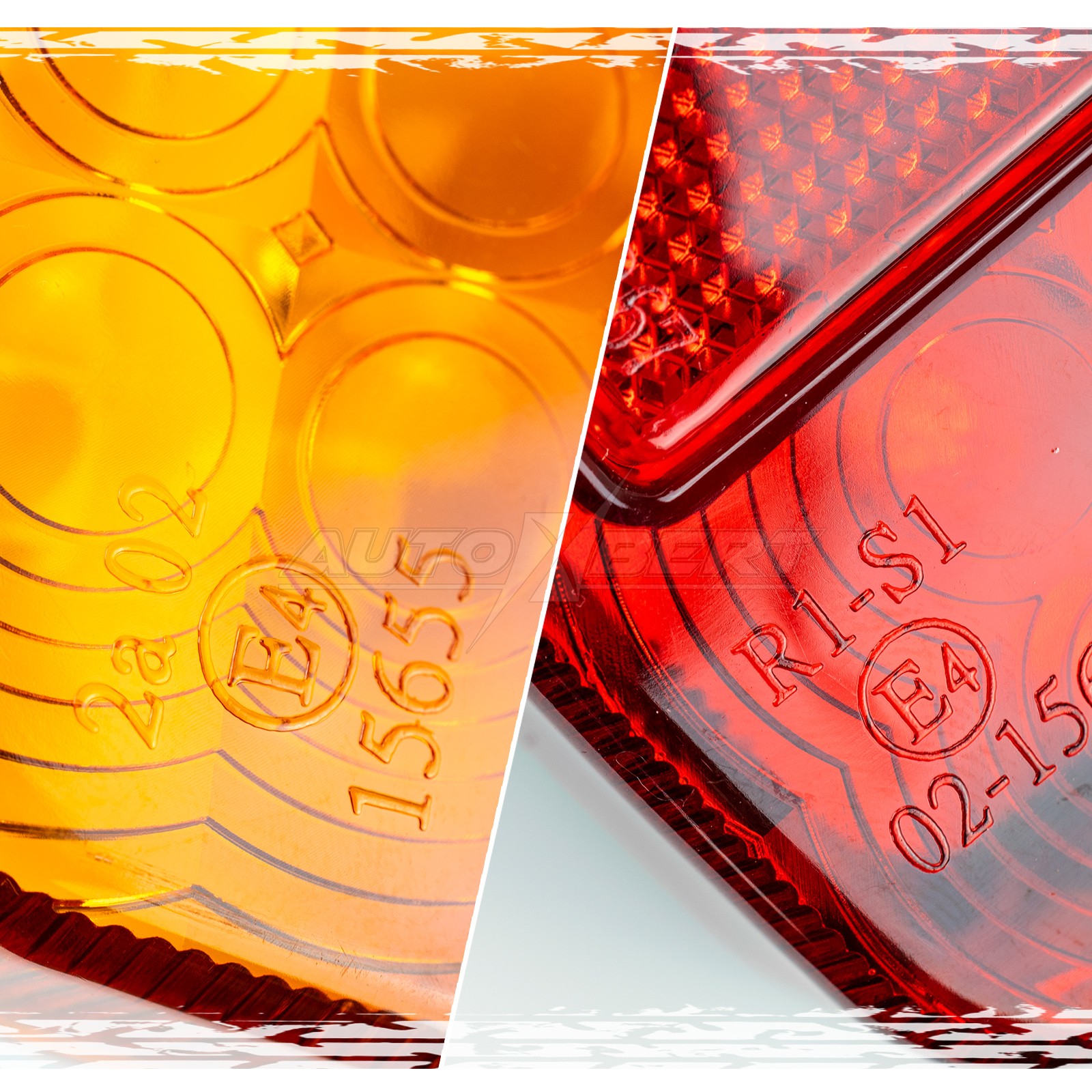 Pair 12V LED Rear Tail Lights Indicator Stop Lamp Trailer Caravan Van ...