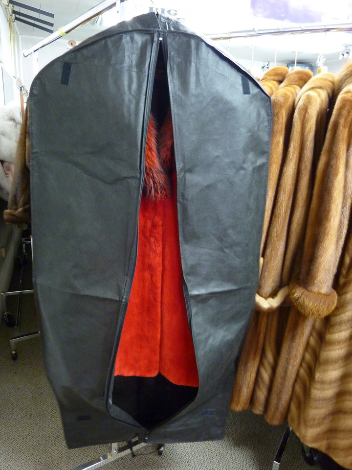 FUR STORAGE BAG GARMENT BAG 60" LONG Breathable for COATS JACKETS FURS ...
