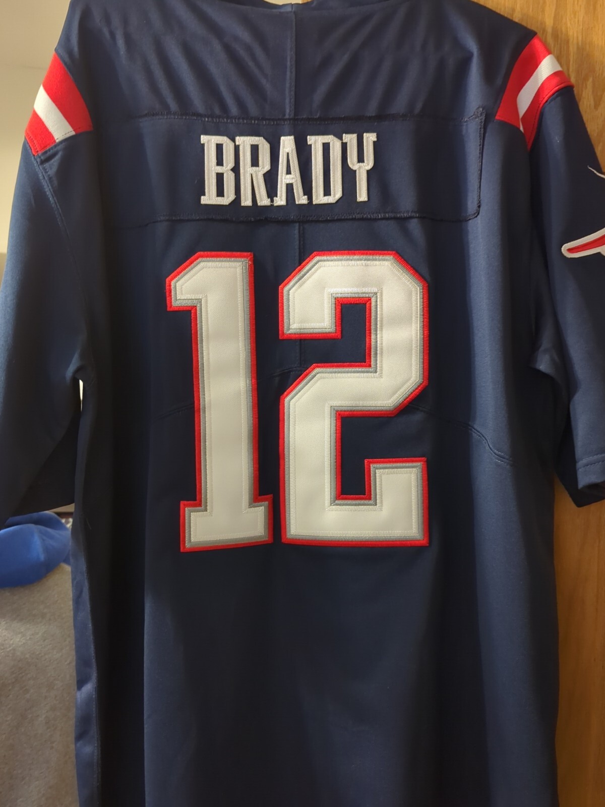 New England Patriots Stitched Tom Brady Nike Color Rush Superbowl 51 ...