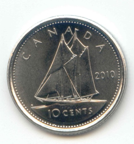 Canada 2010 Dime Canadian 10 Cent Piece 10c EXACT COIN | eBay