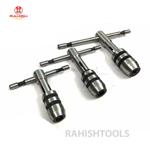 T-Tap Wrench Set 3 Pcs In Solid Collect Jaws For Tapping &Reaming ...
