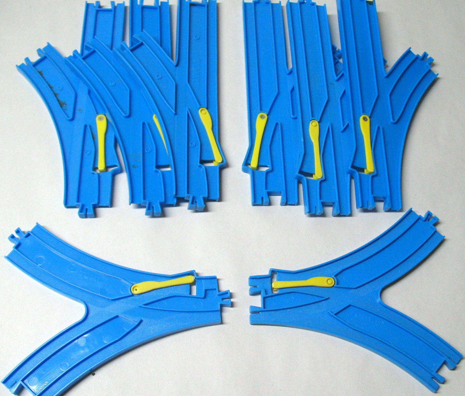 Thomas & Friends trackmaster TOMY Blue Track. 8 SWITCHES VGUC | eBay