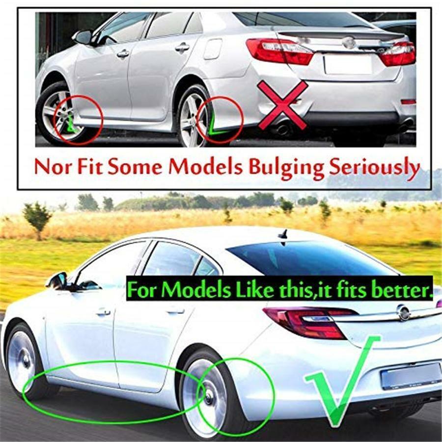 4 Piece For Car SUV Accessories Mud Flaps Mud Guards Splash Flares ...
