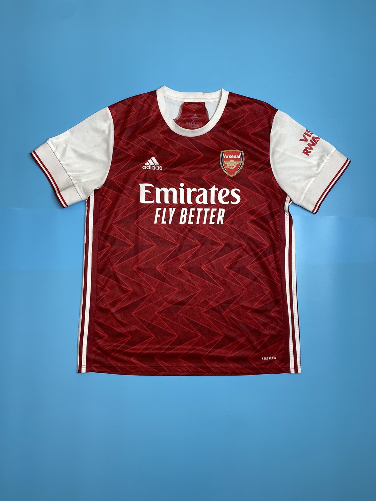 Arsenal London 2020 2021 Home Football Short Soccer Jersey Adidas ...