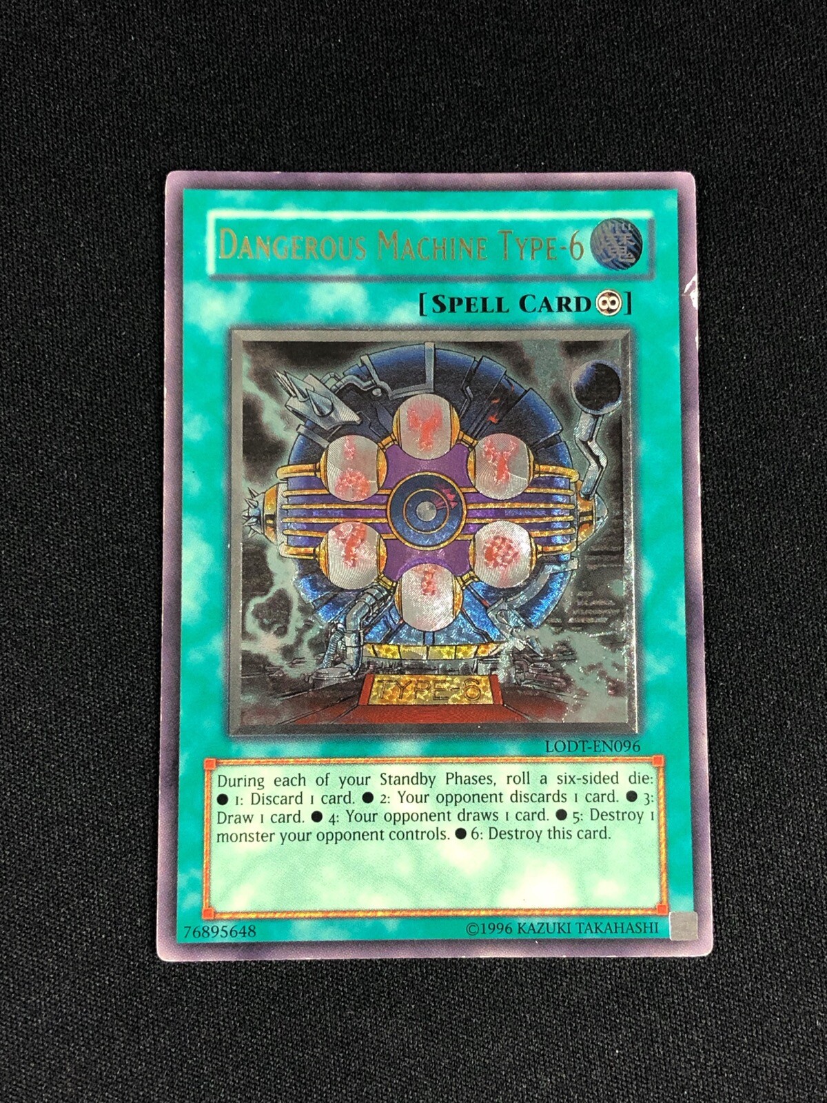 YUGIOH DANGEROUS MACHINE TYPE-6 LODT-EN096 ULTIMATE PLAY/EDGEWARE | eBay