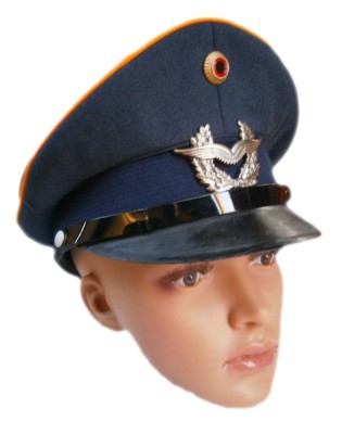 New German Air Force Officer's visor hat cap luftwaffe army military ...