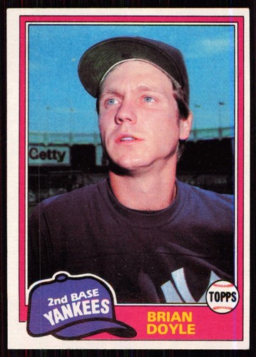 1981 Topps Brian Doyle New York Yankees #159 | eBay