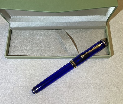 Sheaffer Levenger ~ Connoisseur ~ Mediterranean Blue ~ Fountain Pen ...