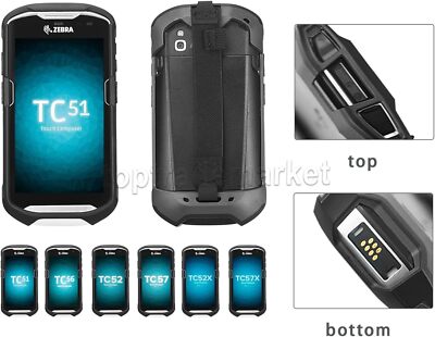 US Protective Case Rugged Boot w/ HandStrap for ZEBRA TC51 TC510K TC52 ...