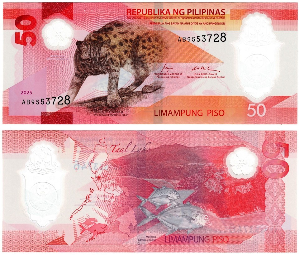 2025 2024 Philippines Banknote 50, 100, 500 Piso UNC NEW POLYMER set | eBay