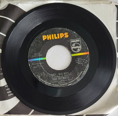 The Secrets...."Hey Big Boy & The Other Side of Town" 45 RPM 7" Vinyl ...