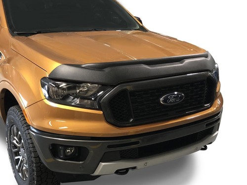 2019-2023 Ford Ranger Aeroskin II Black Hood Deflector Bonnet Guard ...