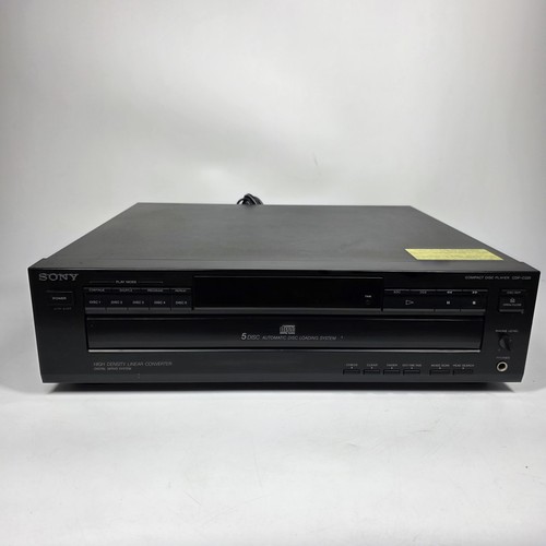 Sony CDP-C225 High Density Linear Converter Compact CD Player Tested ...