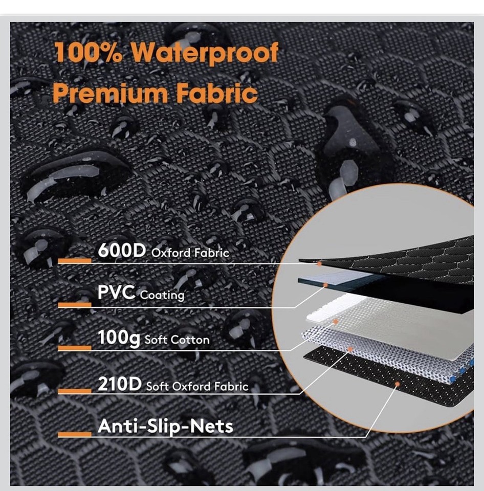 Car Boot Protector Waterproof Nonslip Dog Seat Cover Liner SUV Truck ...