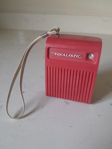 Vintage 70s Red Radio Shack Realistic Flavoradio Transistor Radio ...