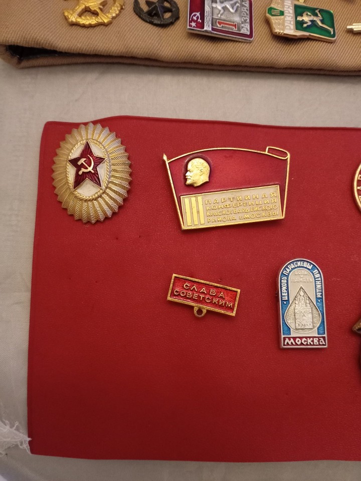 Vintage USSR soldier Pilotka Garrison Cap 1970s - 1980s With Badges ...