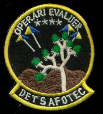 USAF Det 5 AFOTEC F-22 Pilot Edwards AFB California Patch N-28 | eBay