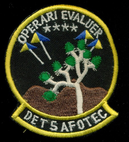 USAF Det 5 AFOTEC F-22 Pilot Edwards AFB California Patch N-28 | eBay