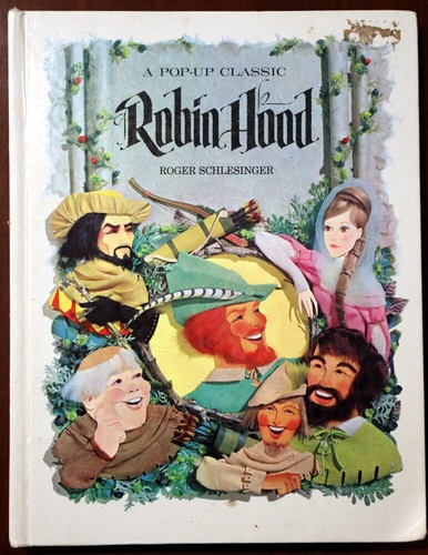 A Pop-Up Classic ROBIN HOOD 1969 Vintage Childrens Book Random House ...