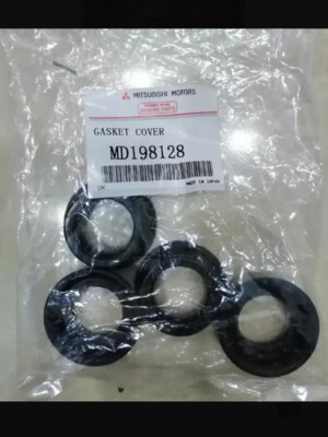 Genuine Mitsubishi Valve Cover Spark Plug Tube Seals MD198128 x4 F/S | eBay