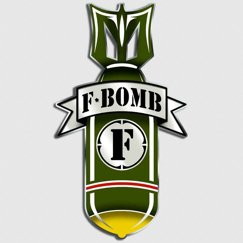 F Bomb Car Truck Decal Motorcycle JDM Military Racing Dirt Bike Go Kart ...
