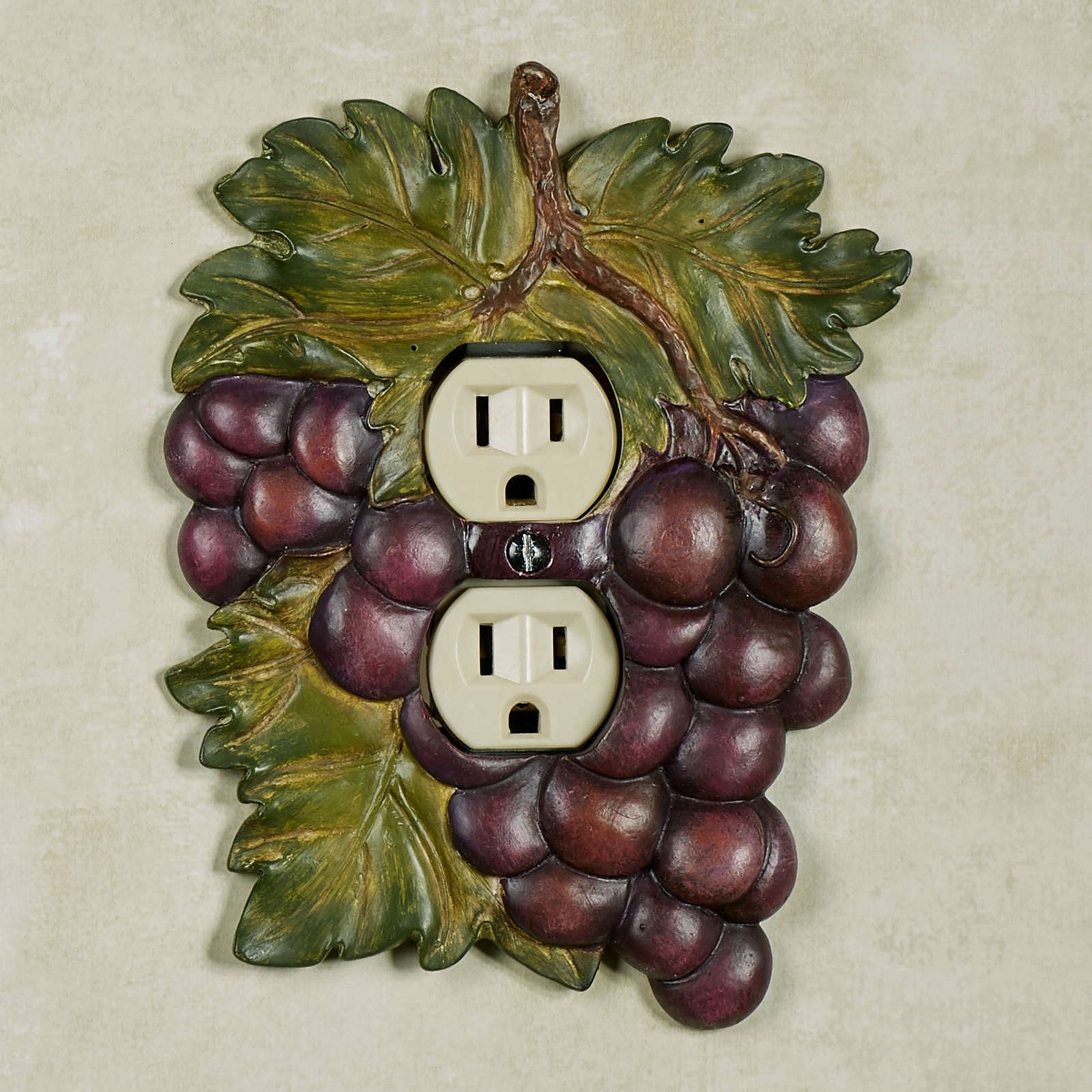 Grape Harvest Realistic Grapes Switchplate Single Outlet | eBay