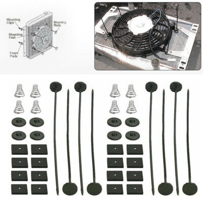 ZIP TIES STRAPS ELECTRIC RADIATOR FAN TIE 2 PACK STRAP MOUNTING KIT ...