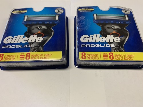 2X! NEW! Gillette PROGLIDE 16 Cartridge's Razor Blades Refills image ...