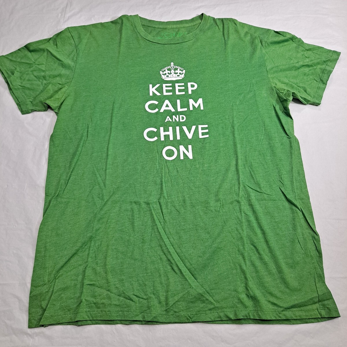 Keep Calm Crown Green Keep Calm & Play The Guitar Card Music Gift