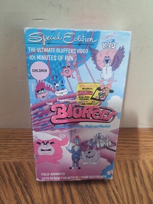 THE BLUFFERS robots and rainbows / magic and mischief VHS VIDEOTAPE | eBay