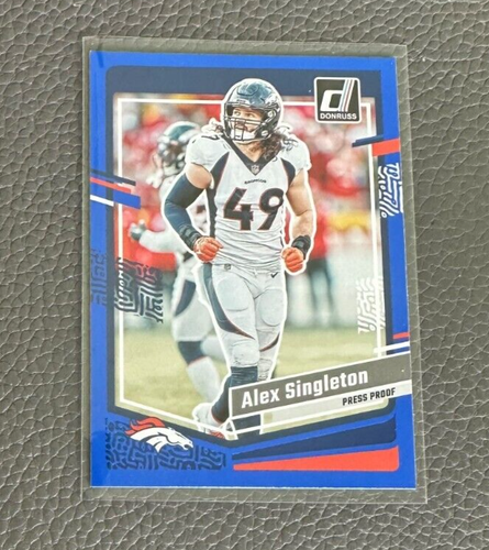 2023 Donruss Blue Alex Singleton Denver Broncos #84 | eBay