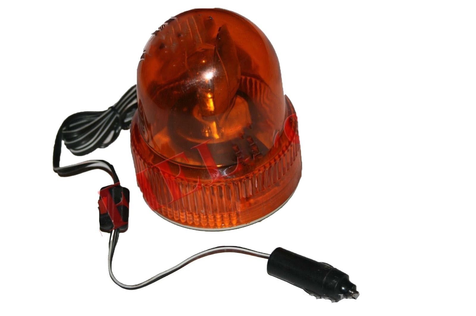 New Orange Flash Revolving Signal Warning Light Magnetic 12 Volt | eBay