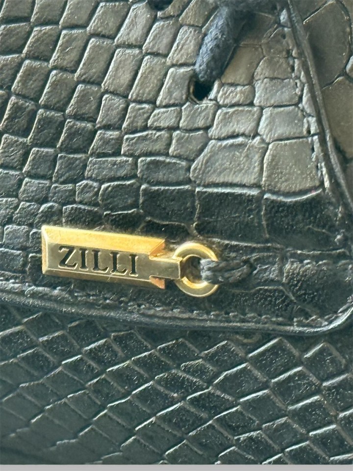 Zilli Shoes Crocodile Oxford Leather Genuine Derby Dress Black Men ...