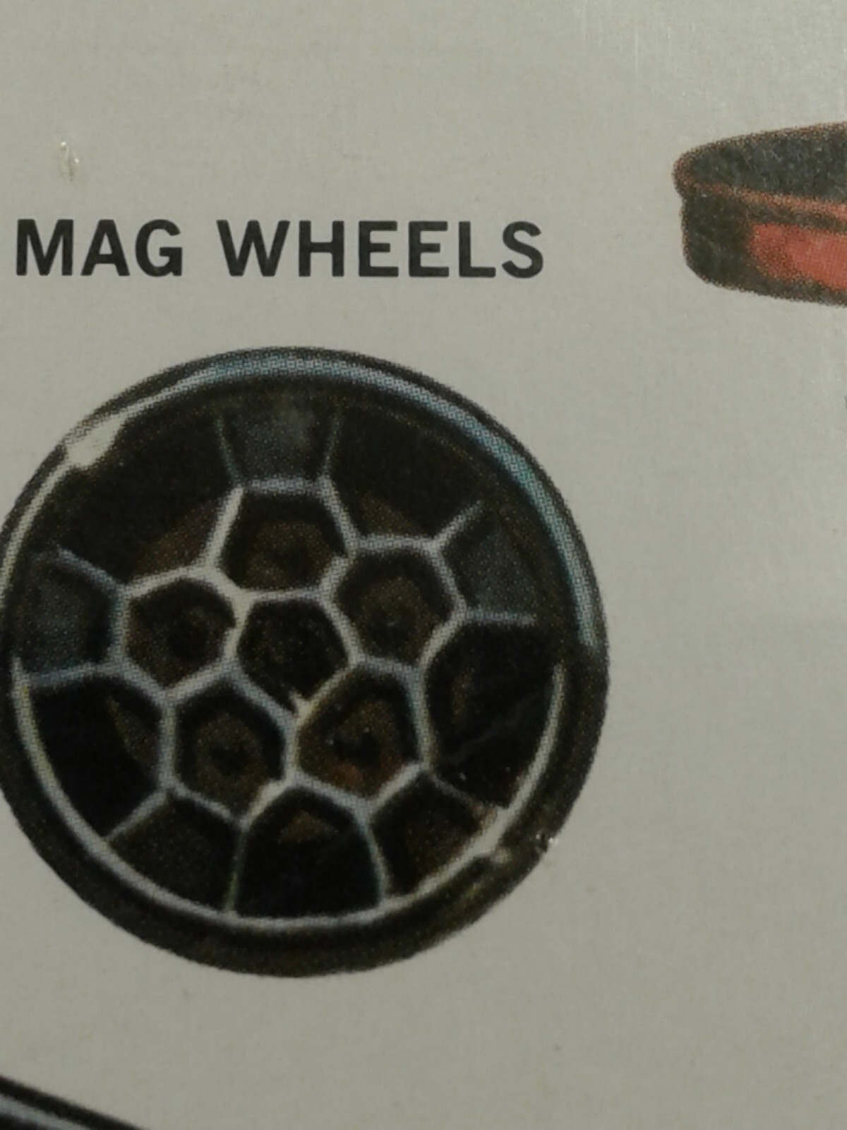 1/25 MPC Honeycomb Mag Wheels Scale Model car Part Piece junkyard lot ...