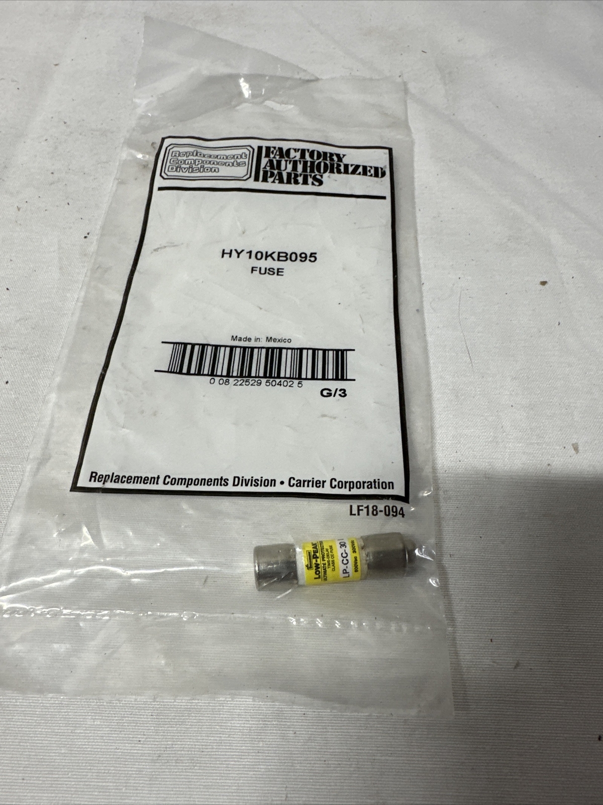 Carrier HY10KB095 600v Time Delay 30 Amp for sale online | eBay